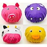 Amazon.com : NPW Duck Shower Cap : Yellow Funny : Beauty