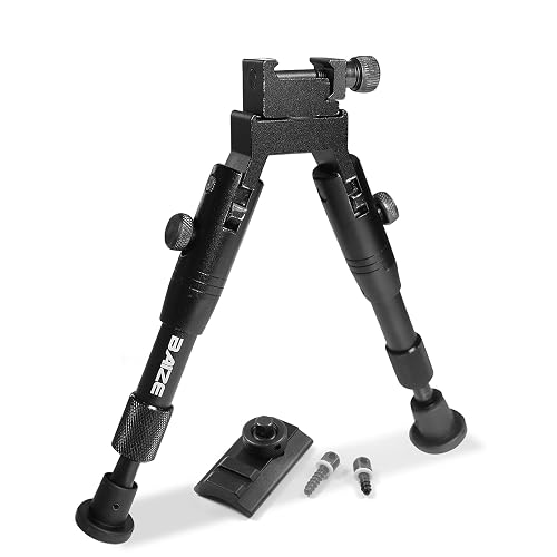 BZTAC Foldable Picatinny Rail Rifle Bipod with Sling Swivel Stud ...