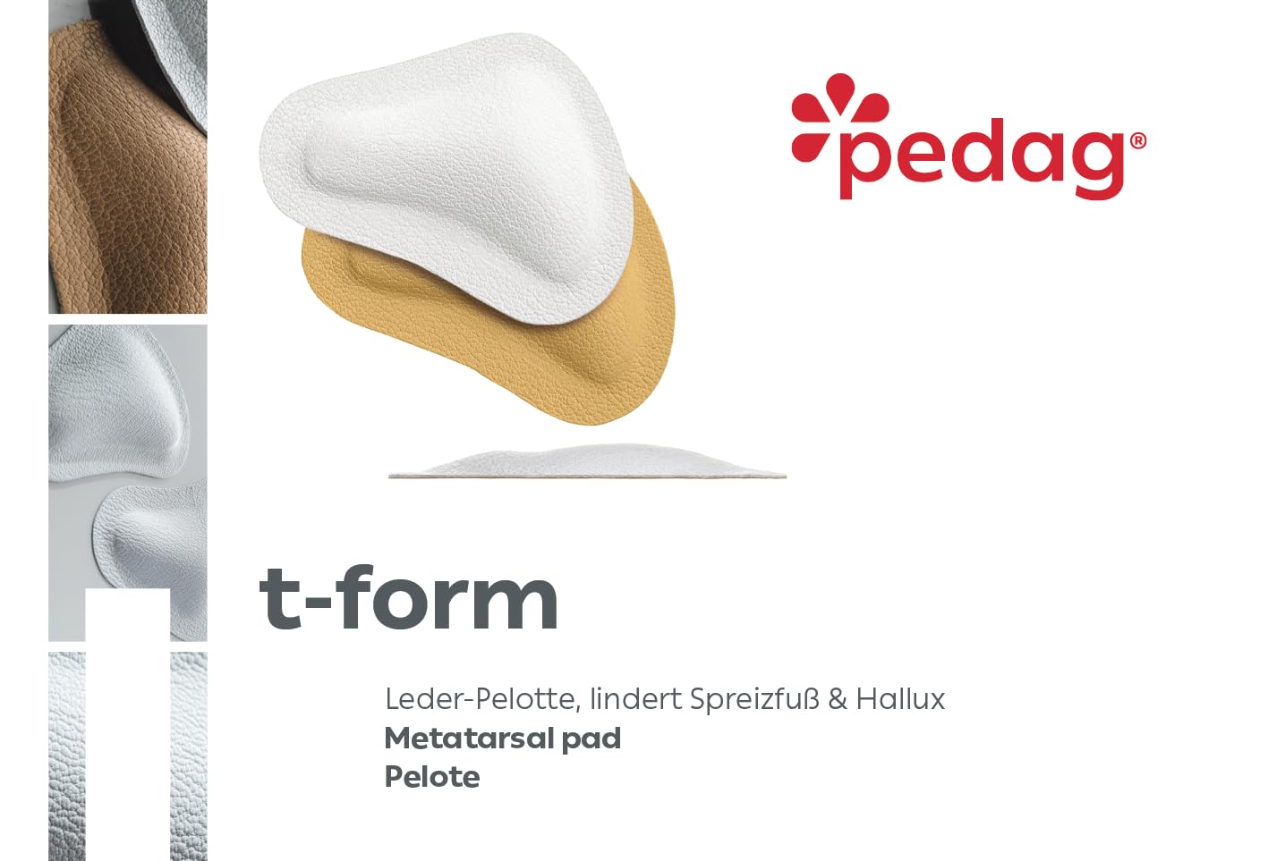 Mua Pedag T-Form | German Made | Metatarsal Foot Pads for Pain Relief ...