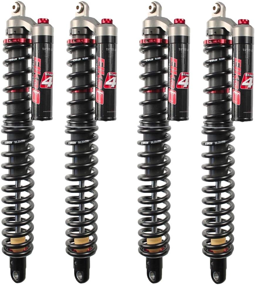 Amazon.com: ELKA Suspension STAGE 4 FRONT & REAR Shocks POLARIS RZR 900 ...