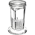 Amazon.com: Coplin Staining Jar, 5-Slide Capacity, Glass Lid, 60ml ...