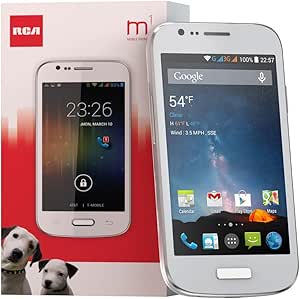 Amazon.com: RCA M1 4.0 Unlocked Cell Phone, Dual SIM, 5MP Camera ...