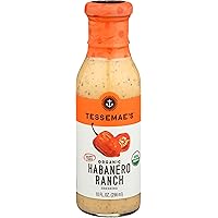 Amazon.com : Tessemae's Organic Habanero Ranch Dressing, 10 FZ ...