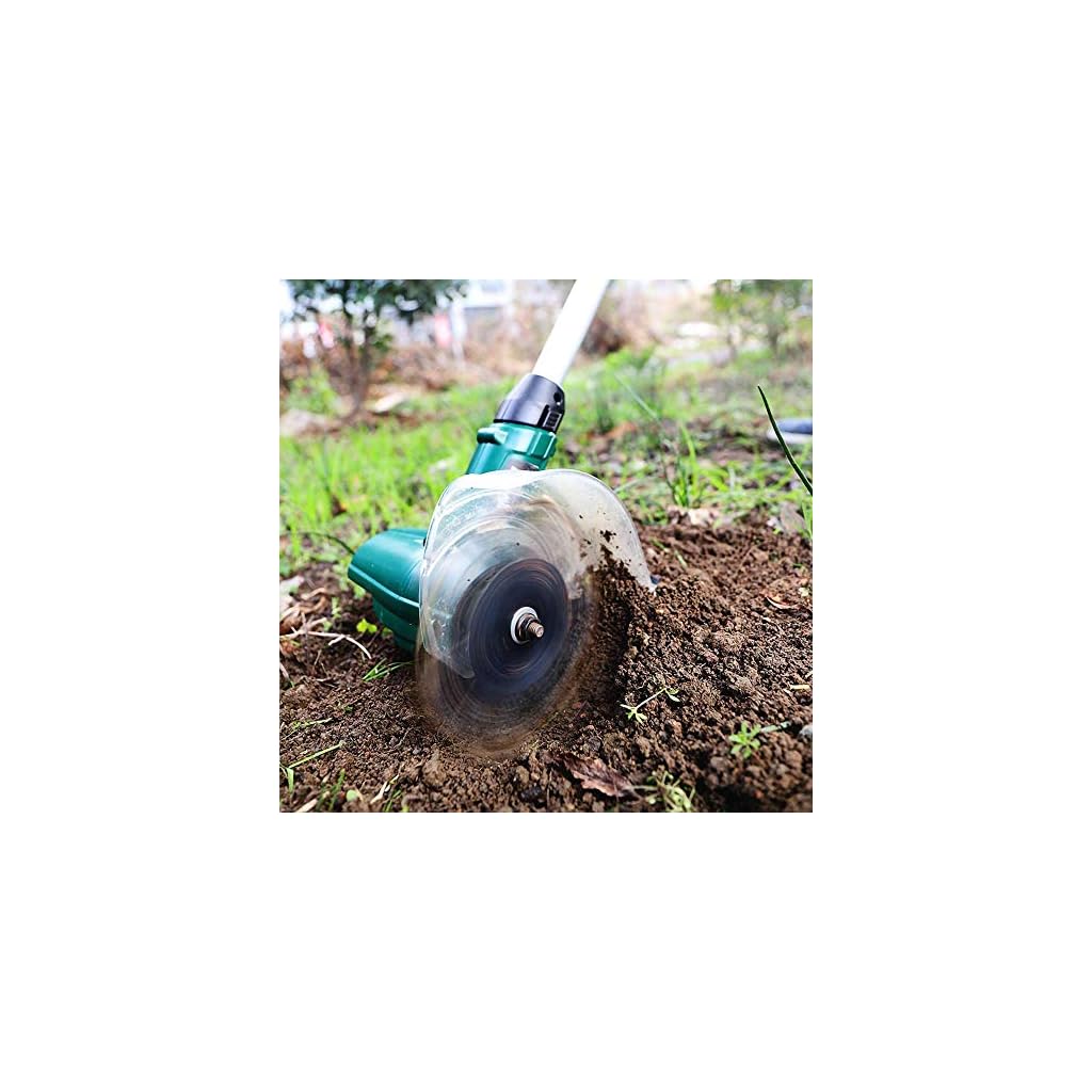 20V Handheld Tiller Rotavator, Portable Electric Tiller, Cordless Soil ...