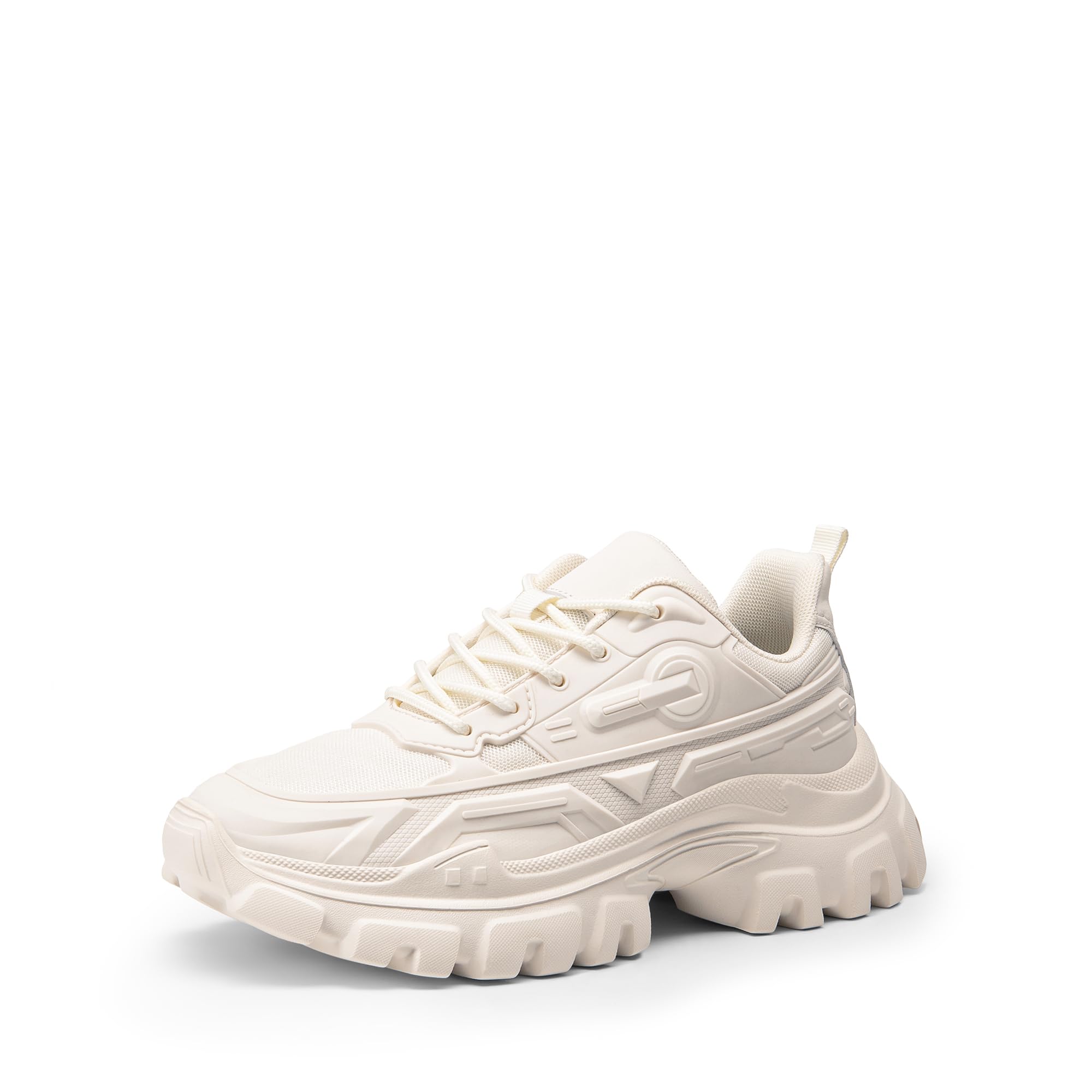 DREAM PAIRS Women Chunky Fashion Sneakers Platform Bold Lace-Up ...
