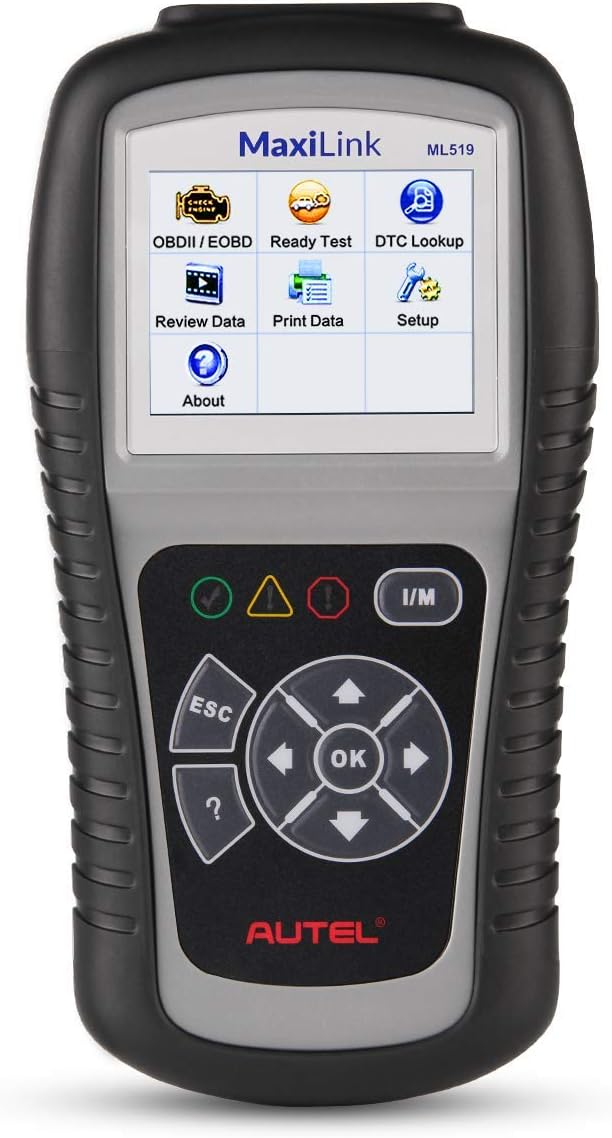 Amazon.com: Autel OBDII/EOBD Scanner MaxiLink ML519,Same Function as AL519,Fault Code Reader ...