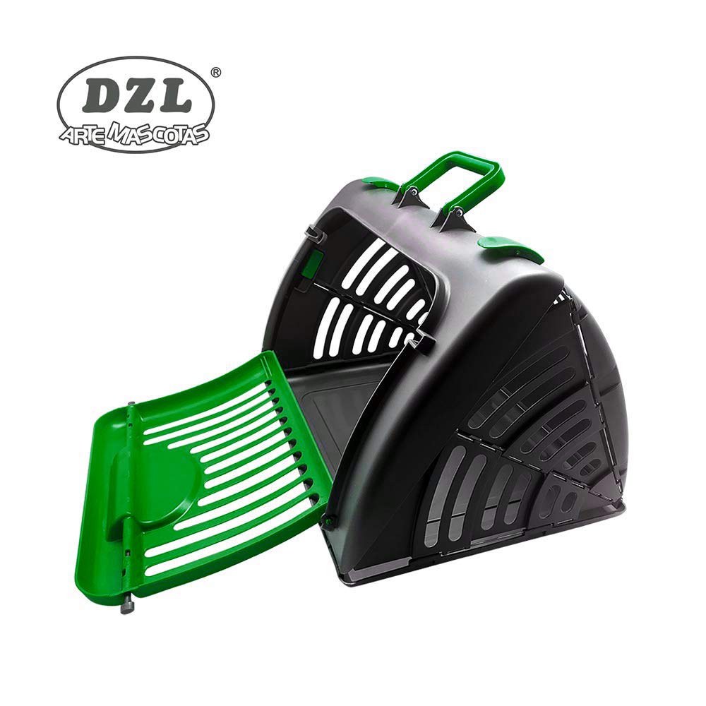 DZL Carrier Triangular Plastic Cat 45 * 35 * 30 cm: Amazon.co.uk: Pet ...