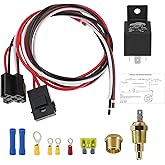 Amazon.com: Ronybuy Dual Electric Fan Relay Kit 40 AMP Automotive Relay ...