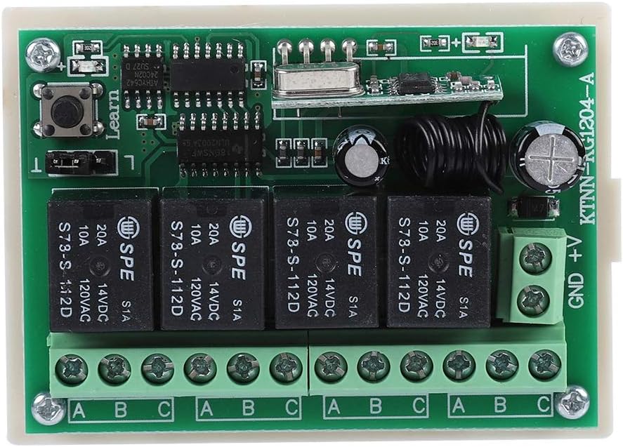 Zerone 4-Way Wireless Multifunction Remote Control Switch with 100 ...