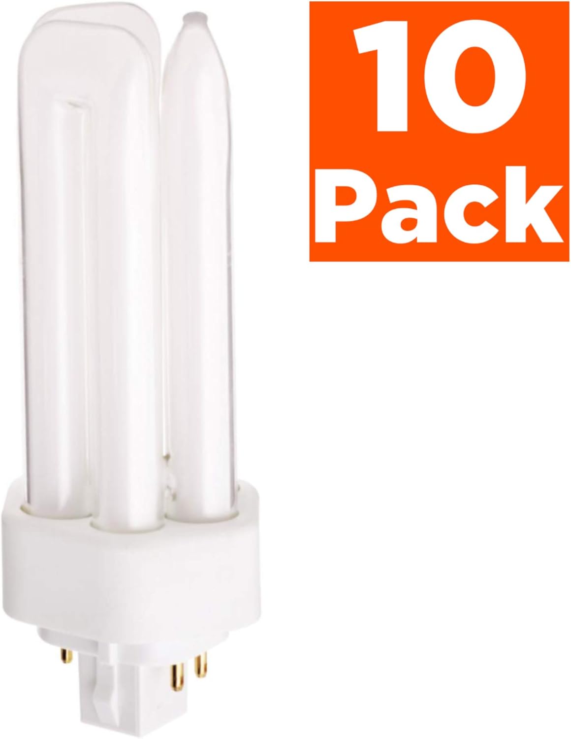 Amazon.com: 26 Watt CFL Light Bulbs | 4 Pin GX24Q-3 Base 2700K Soft White | 26W High Output 1800 ...