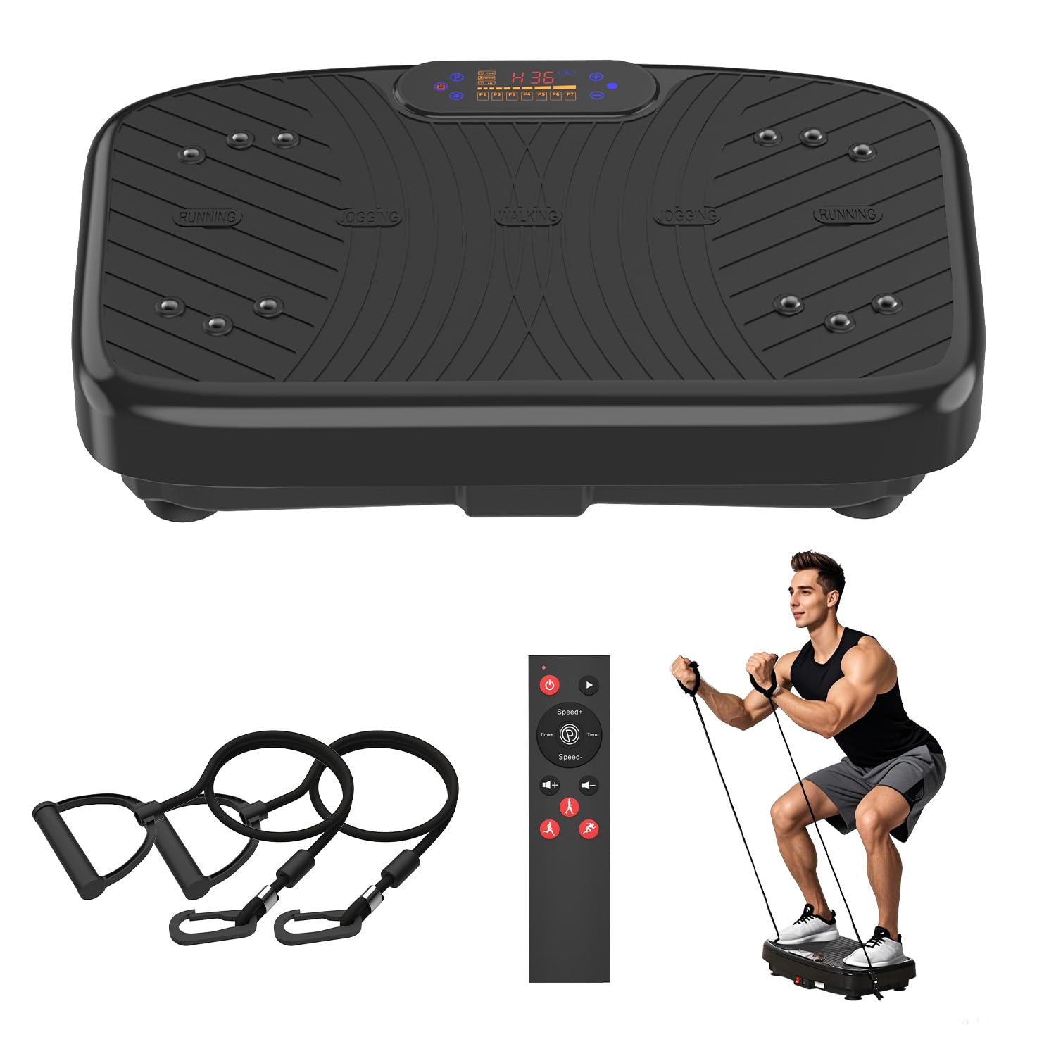 GDCOO Vibration Plate Exercise Machine, Vibrating for Lymphatic ...
