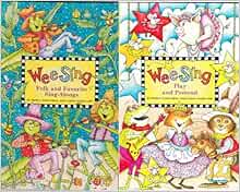 Two (2) Wee Sing Books (FOLK AND FAVORITE SING-ALONGS & PLAY AND ...