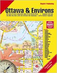 Ottawa and Area Deluxe Map Book: MapArt, MapArt, MapArt: 0066770202761 ...