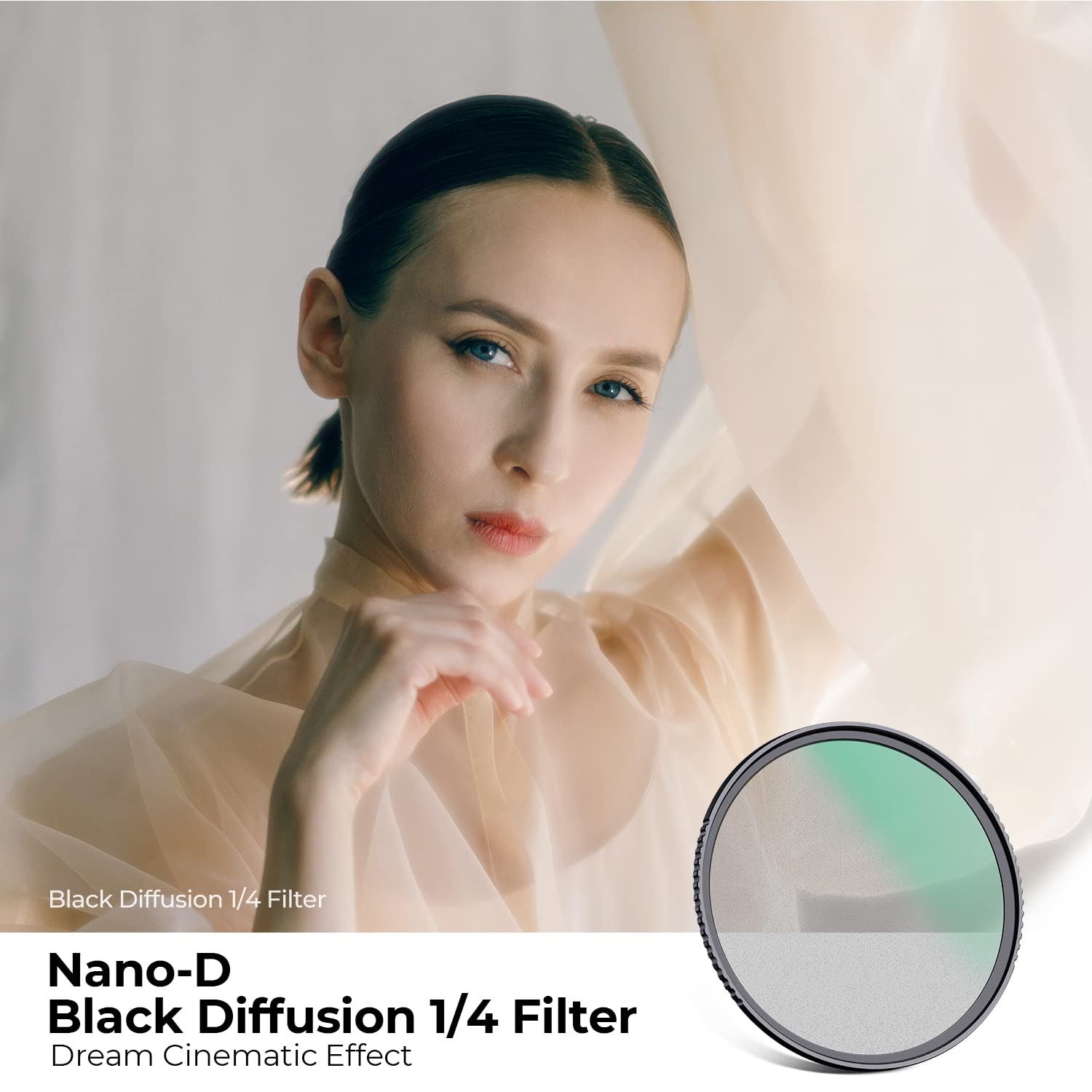 Mua K&F Concept 49mm Black Diffusion 1/4 Filter Waterproof Mist ...