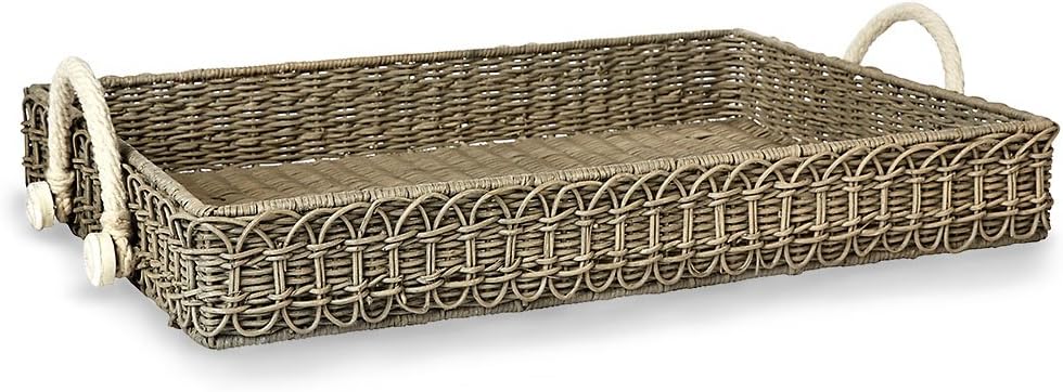 Amazon.com: Rectangular Wicker Tray: Home & Kitchen