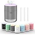 Amazon.com: Colorful Mini Humidifier, USB Rechargeable Humidifier, 4 ...