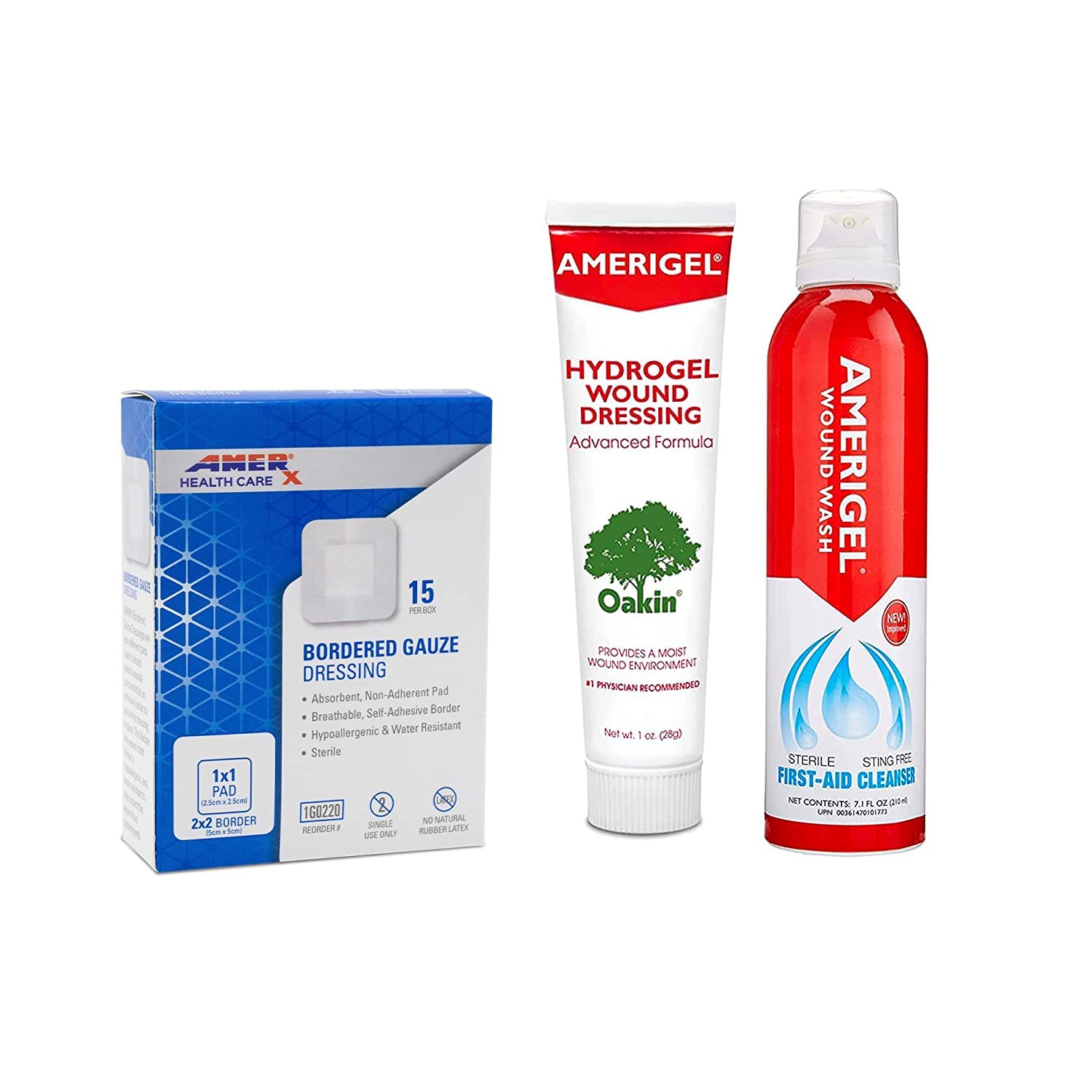 Mua AMERIGEL Total First Aid Bundle - 1 oz. Hydrogel Wound Dressing, 7. ...