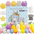 Amazon.com: POKONBOY 30 PCS Squishies Mochi Toys, Mini Kawaii Squishy Animals Squeeze Stress ...
