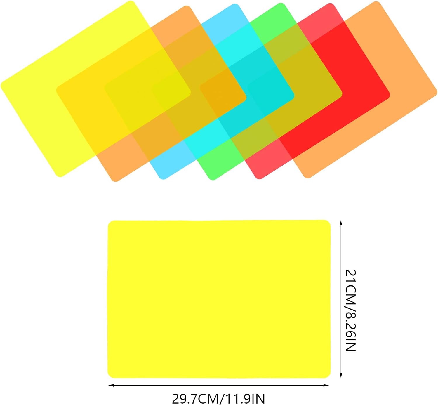 Phoetya Colour Overlay For Dyslexia,A4 / Ruler,Dyslexia Reading Aids ...