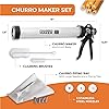 KneadEat Professional Churrera - Churro Maker Gun Kit Set. Holds 1.5 lb ...