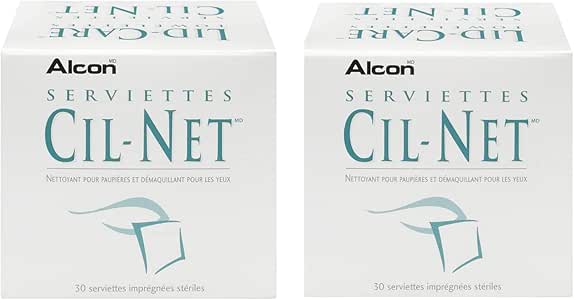 Alcon Lid-Care Eyelid Cleansing Wipes Pre-Moistened Eye Care Towelettes ...