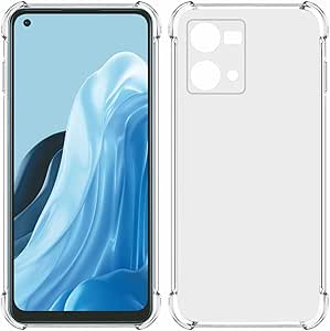 USTIYA Funda para OPPO Reno 7 (No for 5G) Case Uso Rudo Transparente Protectora Carcasa Bumper ...