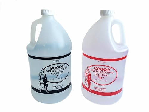 Daly's 2 Part Wood Bleach Solution Kit Containing Solution A and B, 1 ...