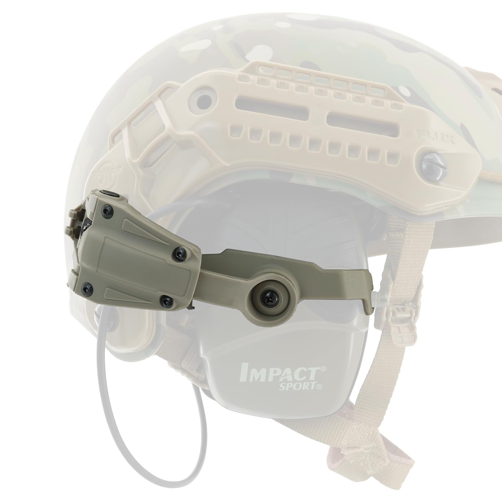 HEARFALCOM New Tactical Helmet Rail Adapter Compatible with Wendy 2.0 3 ...
