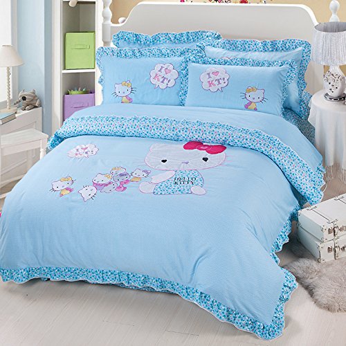 Hello Kitty Bed Set Blue