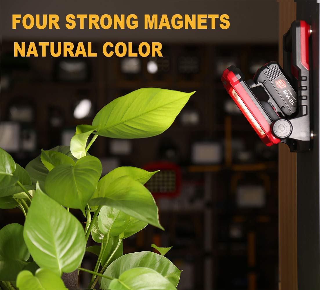 DAYATECH Rechargeable Cordless LED Work Light, 3500 LM, 25 W Compatible ...