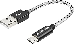 Amazon.com: Short Micro USB Cable, CableCreation USB to Micro USB 24 ...