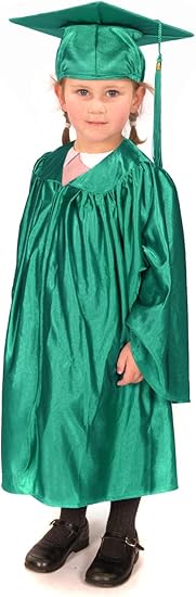 Amazon.com: Childrens Graduation Gowns (Age 3-5) and Matching Cap ...
