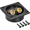 Amazon.com: uxcell 2-Way Square Speaker Box Terminal Binding Post Stereo Screw Connectors ...