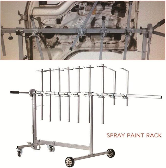 Amazon.com: TBVECHI Auto Body Paint Stand Rack, Auto Body Parts ...