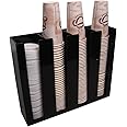 Amazon.com - 4 Sl Cup Lid Holder Dispenser Organizer Coffee Cup Caddy ...