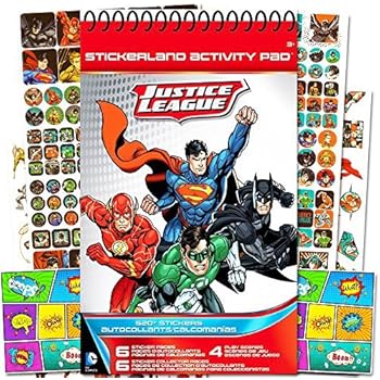 Amazon.com: DC Comics Justice League Stickers ~ 295 Reward Stickers ...