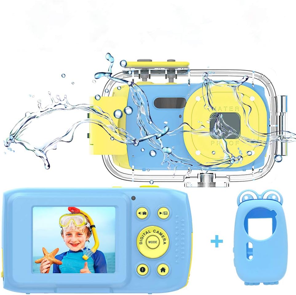Kids Camera Kids Waterproof Camera Full HD 1080P 8MP: Amazon.co.uk ...