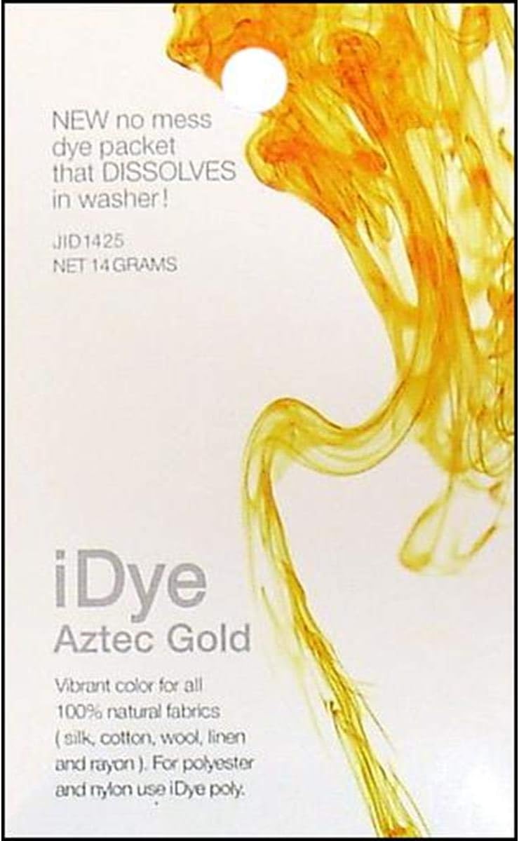 Amazon.com: Jacquard iDye Fabric Dye 14g-Aztec Gold: Furniture & Decor