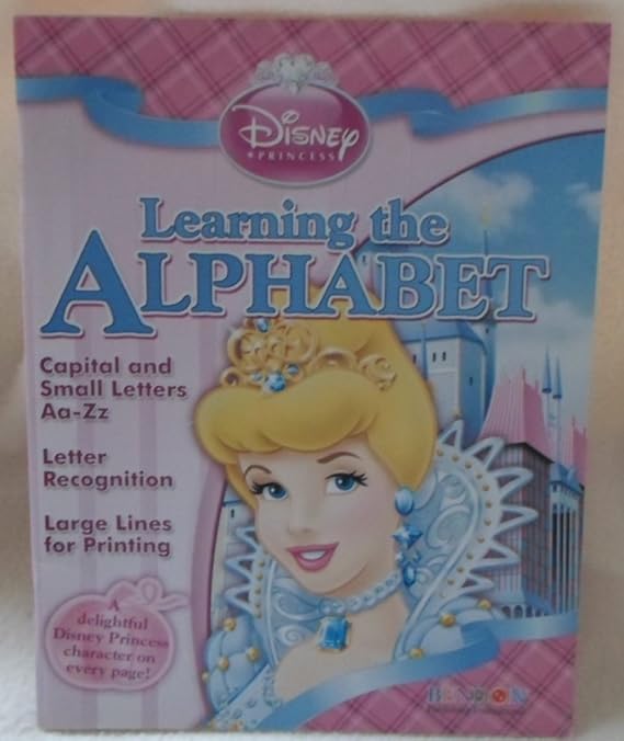 Disney Princess Learning The Alphabet Workbook: Amazon.co.uk: Toys & Games