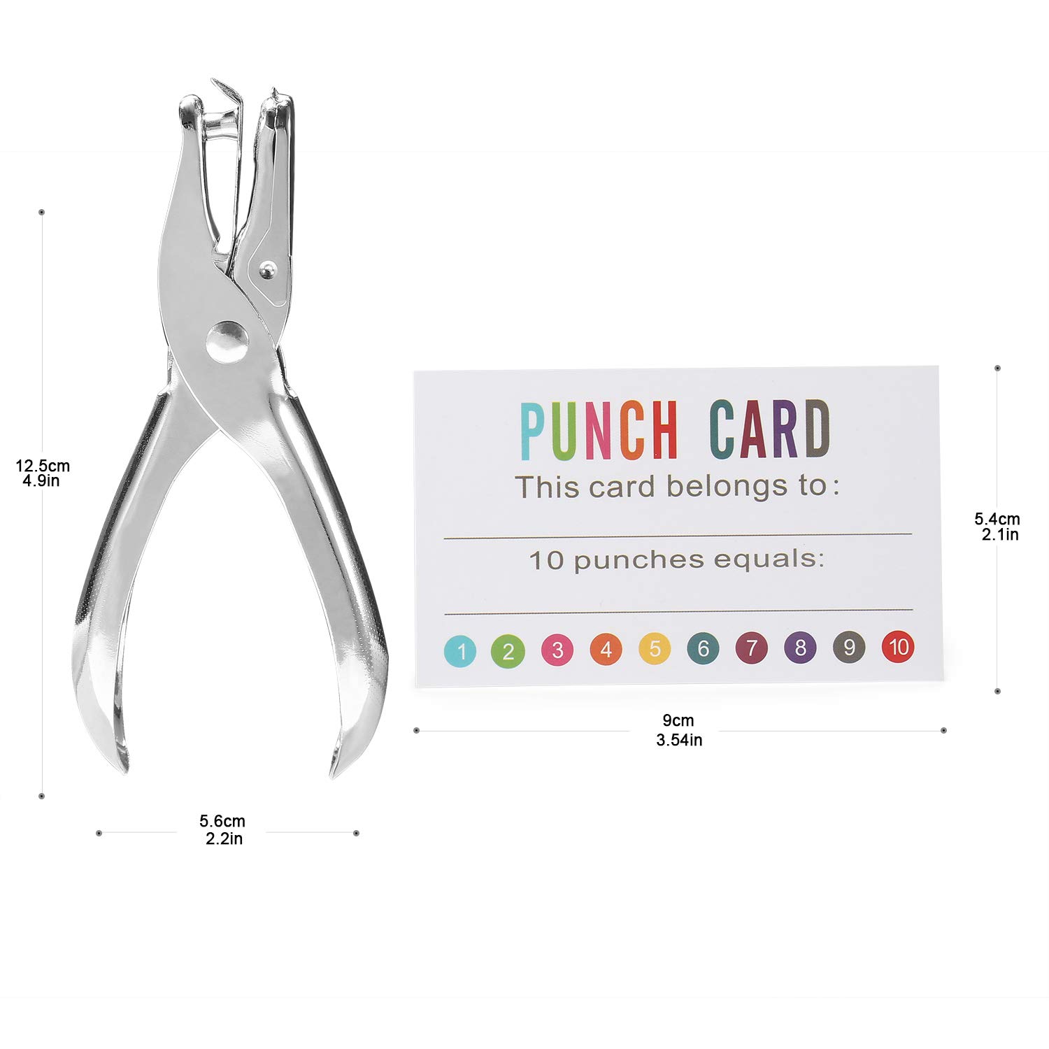 Mua ONEDONE Punch Cards (Pack of 200) Reward Punch Cards for Classroom ...