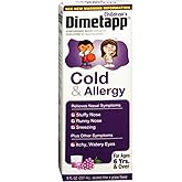 Amazon.com : Dimetapp Children's Cold and Allergy Grape Flavored Cough ...