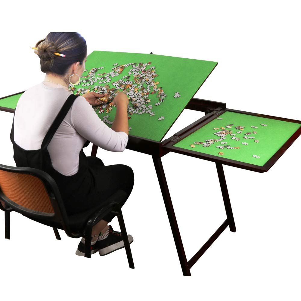Buy Wooden Jigsaw Puzzle Table For Adults Kids Large Portable Folding 