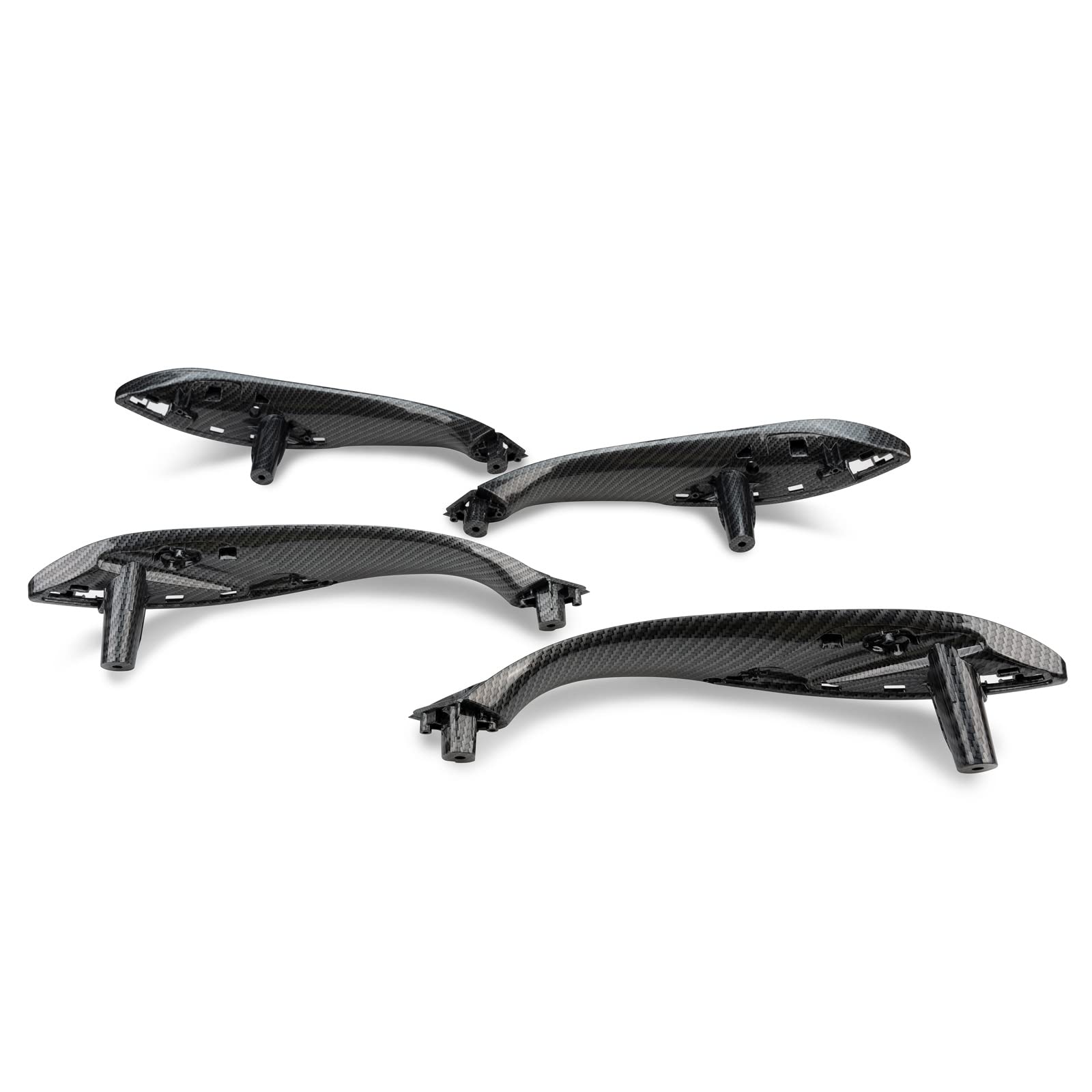 WEILEITE Front Interior Door Pull Handles Grab Bracket Trim Set ...