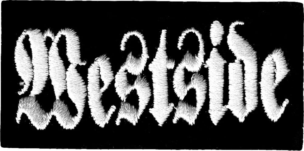 Amazon.com: Westside - White on Black Logo - Embroidered Iron On or Sew ...