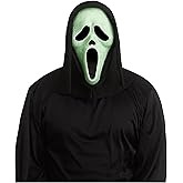 Amazon.com: Spirit Halloween Ghost Face ® Bling Full Mask and Bowie ...