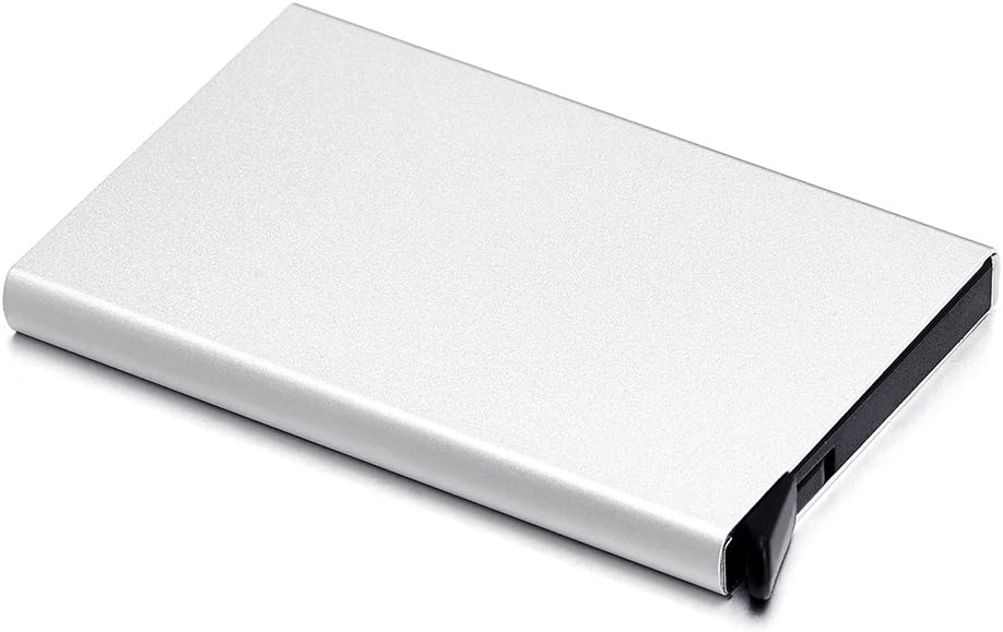 Metal Spring Loaded Push Pop-up Business Card Credit Card Holder Case ...