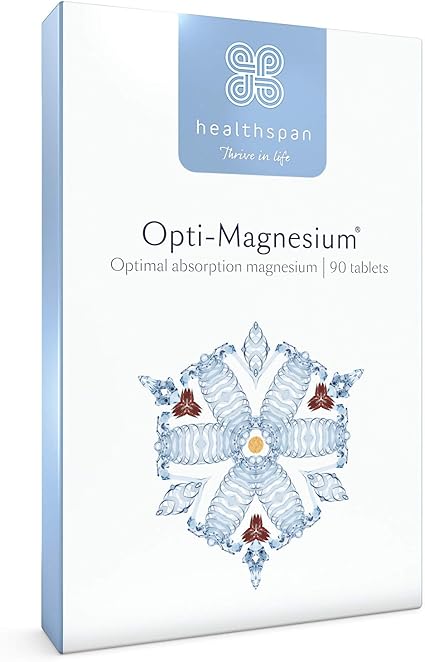 Opti-Magnesium | Healthspan | 90 Tablets | Easily Absorbed | Added ...