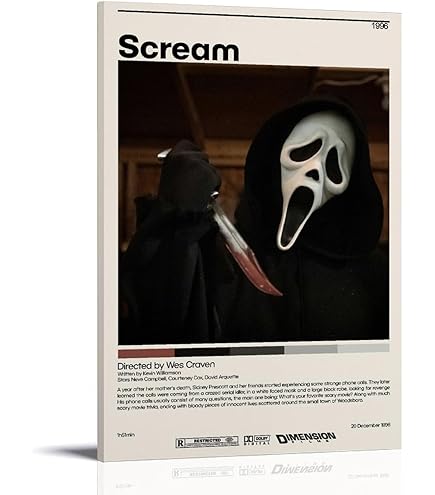 Originales Scream Filmplakat Scream (2022) [DVD]: Amazon.de: Campbell,