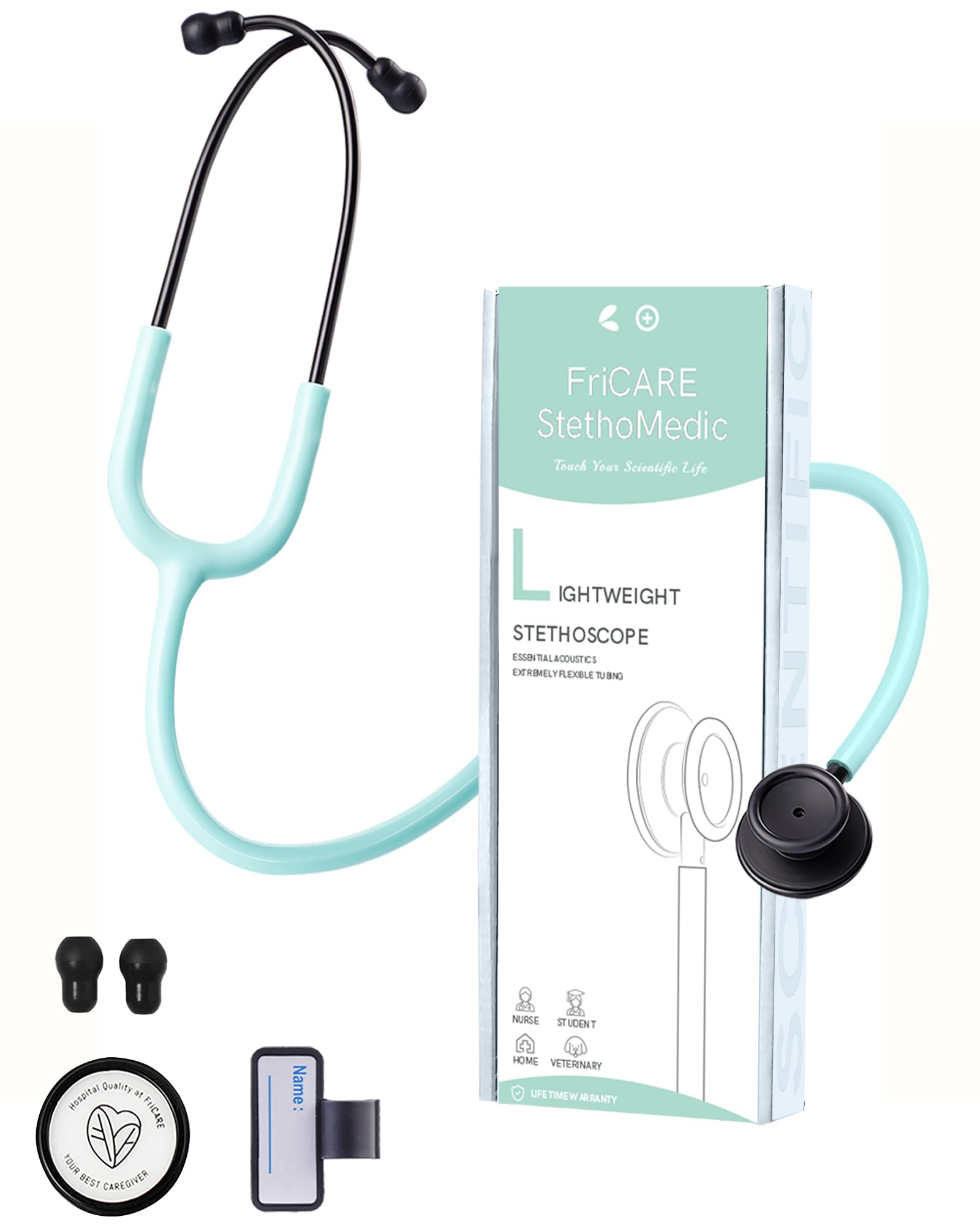 FriCARE Dual Head Stethoscope - Stethoscopes for Nurses, Medical ...