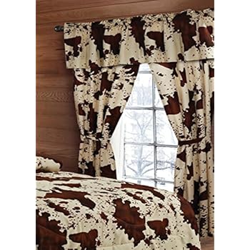 Amazon.com: Western Curtain Cowprint: Home & Kitchen